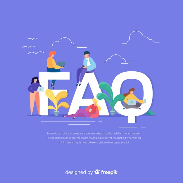 Flat frequently asked questions background | Free Vector Flat frequently asked questions background | Free Vector