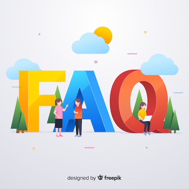 Flat frequently asked questions background | Free Vector Flat frequently asked questions background | Free Vector