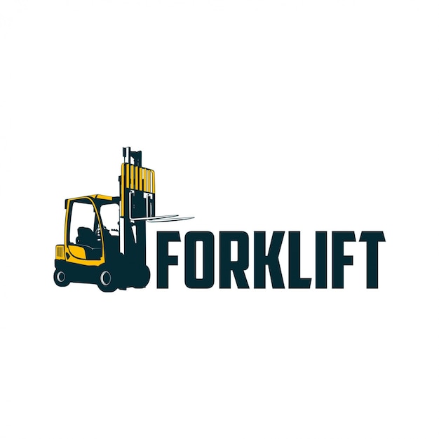 Premium Vector | Forklift logo Premium Vector | Forklift logo