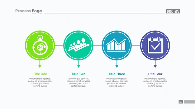 Free Vector | Four options slide template Free Vector | Four options slide template
