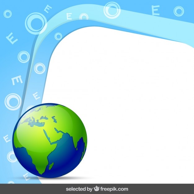 Free Vector | Frame with world map Free Vector | Frame with world map