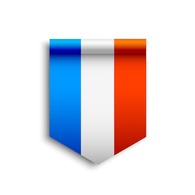 France flag. ribbon. | Premium Vector France flag. ribbon. | Premium Vector