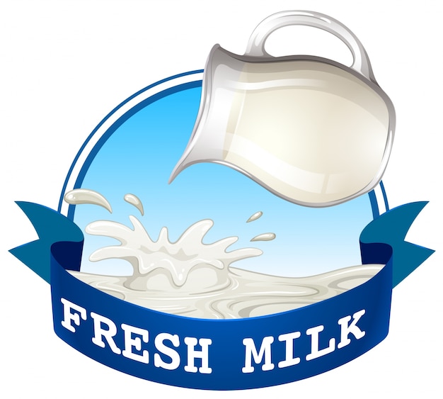 Premium Vector | Fresh milk Premium Vector | Fresh milk