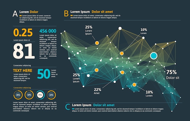 Premium Vector | Futuristic infographic. information aesthetic . complex data threads graphic ...