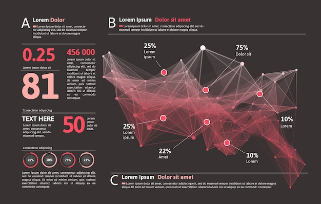 Premium Vector | Futuristic infographic. information aesthetic . complex data threads graphic ...