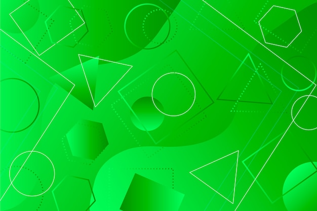 Free Vector | Geometric abstract green background Free Vector | Geometric abstract green background
