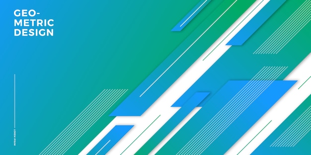 Premium Vector | Geometric gradient banner background Premium Vector | Geometric gradient banner background
