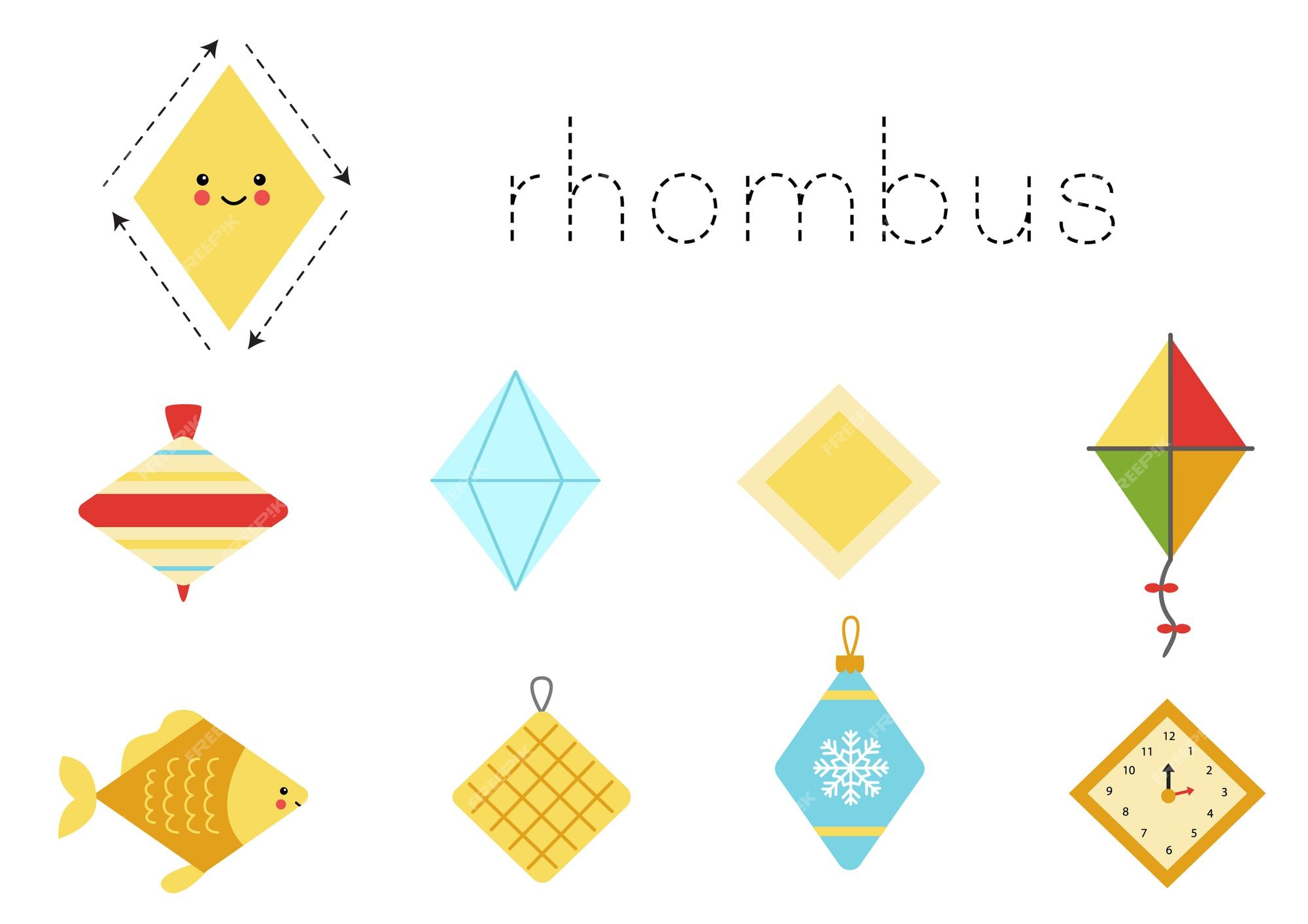 Premium Vector | Geometric shapes for children. worksheet for learning ... Premium Vector | Geometric shapes for children. worksheet for learning ...