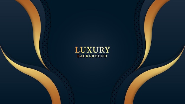 Premium Vector | Golden color gradient style luxury background Premium Vector | Golden color gradient style luxury background