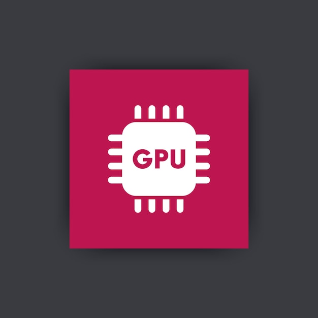 Premium Vector | Gpu icon, graphics processing unit vector sign, gpu ... Premium Vector | Gpu icon, graphics processing unit vector sign, gpu ...