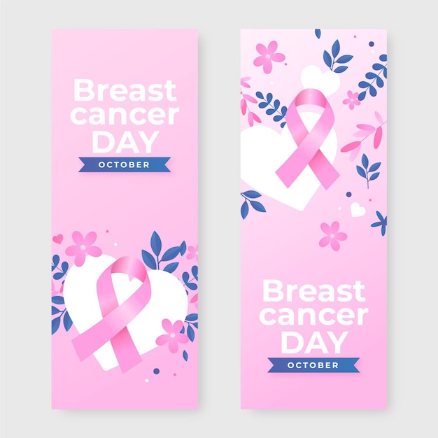 Premium Vector Gradient Breast Cancer Awareness Month Vertical