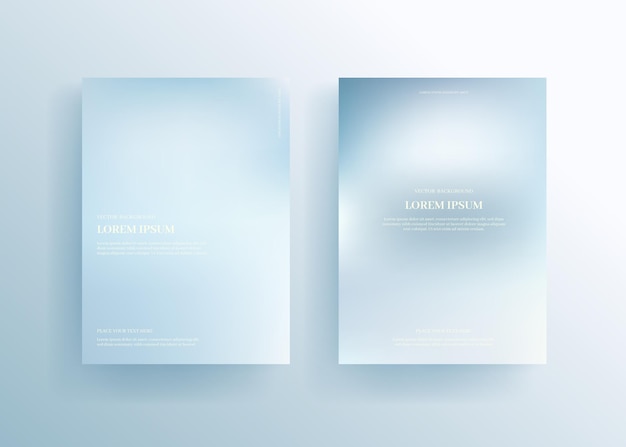 Premium Vector | Gradient cover set Premium Vector | Gradient cover set