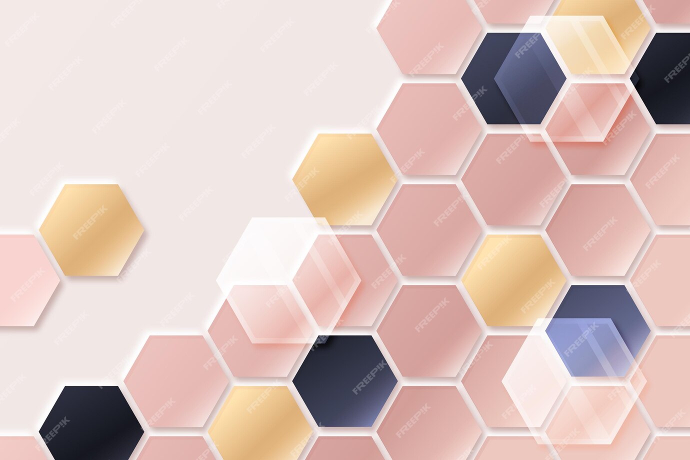 Free Vector | Gradient hexagonal background Free Vector | Gradient hexagonal background