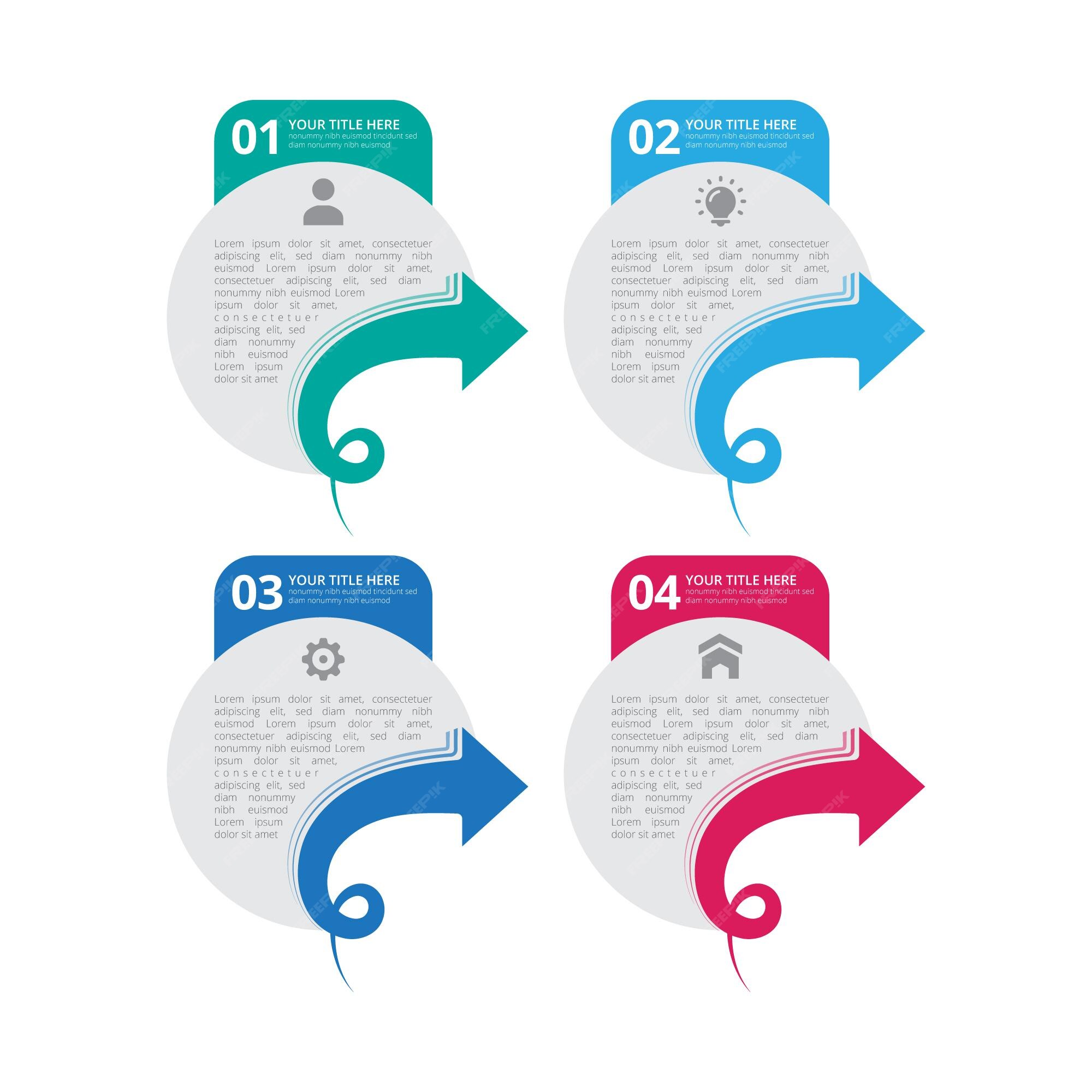 Premium Vector | Gradient infographic element collection Premium Vector | Gradient infographic element collection