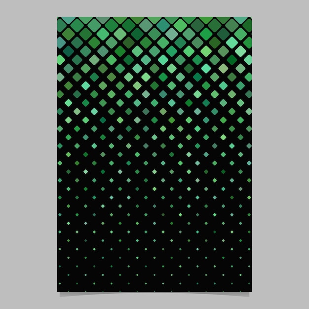 Premium Vector | Green abstract square pattern brochure template Premium Vector | Green abstract square pattern brochure template