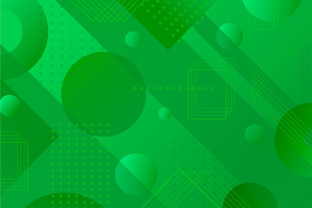 Free Vector Green Geometric Abstract Background