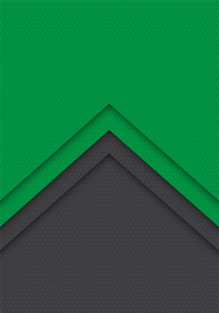 Premium Vector Green Grey Arrow Hexagon Mesh Pattern Direction Background