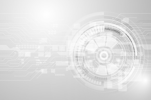 Premium Vector | Grey geometric technology background with gear shape. Premium Vector | Grey geometric technology background with gear shape.