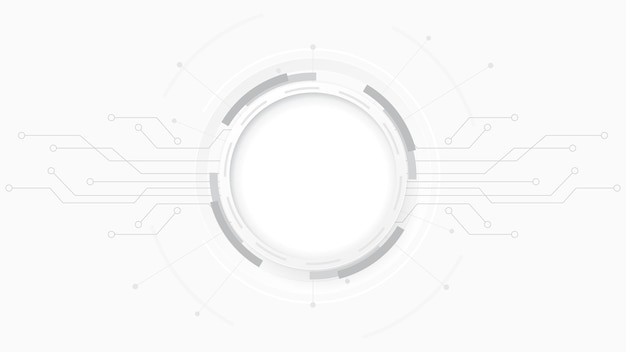 Premium Vector | Grey white abstract technology background, circle ... Premium Vector | Grey white abstract technology background, circle ...