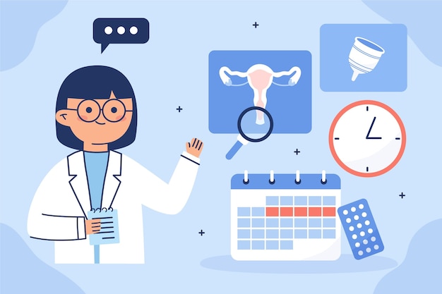 Free Vector | Gynecology concept illustration concept Free Vector | Gynecology concept illustration concept