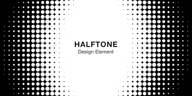 Premium Vector | Halftone circle frame background. Premium Vector | Halftone circle frame background.