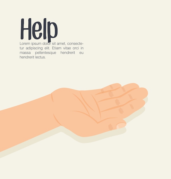 Premium Vector | Hands human help icon vector illustration design Premium Vector | Hands human help icon vector illustration design