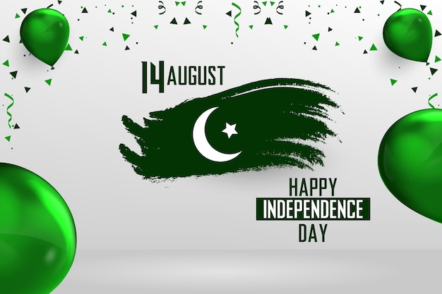 Premium Vector Happy 14 August Pakistani Independence Day