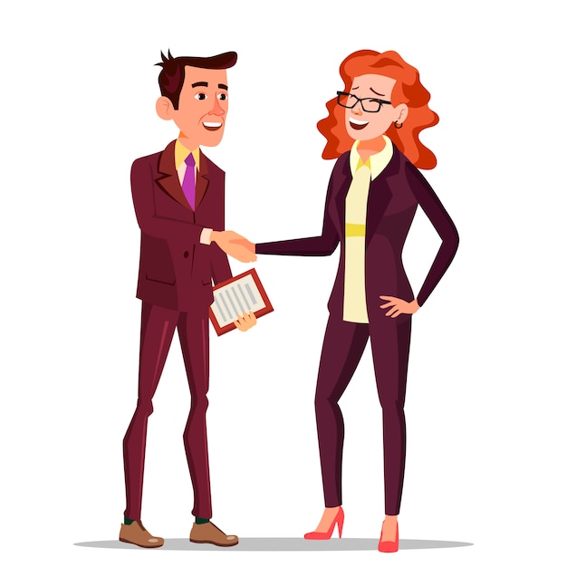 Premium Vector | Happy client. business concept. suit. partners and ... Premium Vector | Happy client. business concept. suit. partners and ...
