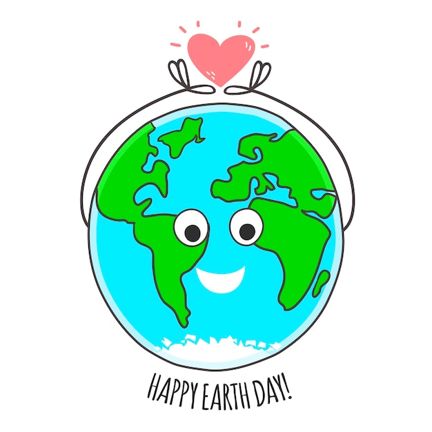 Premium Vector | Happy earth day vector card. earth day background. Premium Vector | Happy earth day vector card. earth day background.