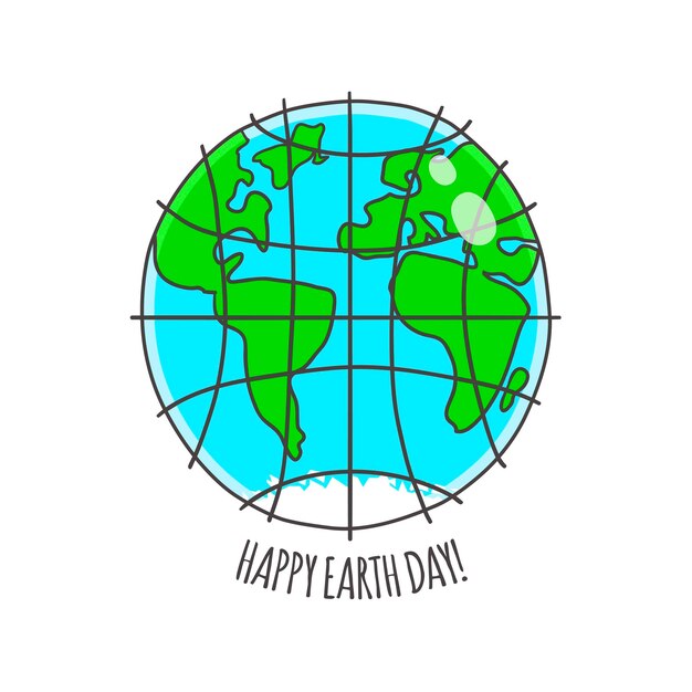 Premium Vector | Happy earth day vector card. earth day background. Premium Vector | Happy earth day vector card. earth day background.