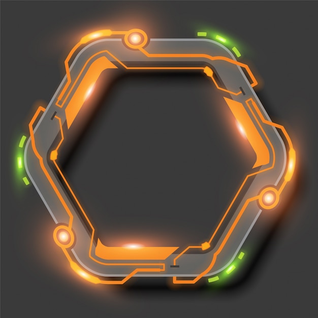 Premium Vector | Hexagonal technology vector banner Premium Vector | Hexagonal technology vector banner
