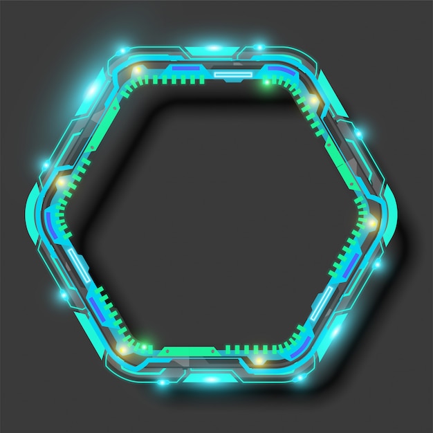 Premium Vector | Hexagonal technology vector banner Premium Vector | Hexagonal technology vector banner