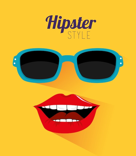 Premium Vector | Hipster design Premium Vector | Hipster design