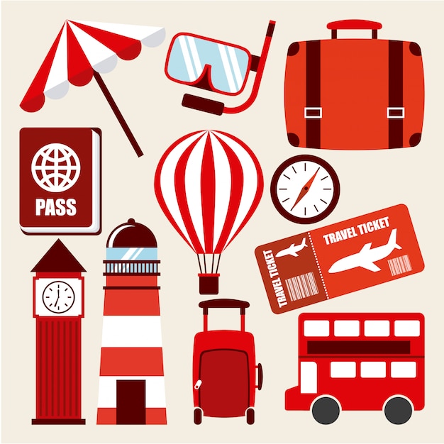 Premium Vector | Holiday travel Premium Vector | Holiday travel