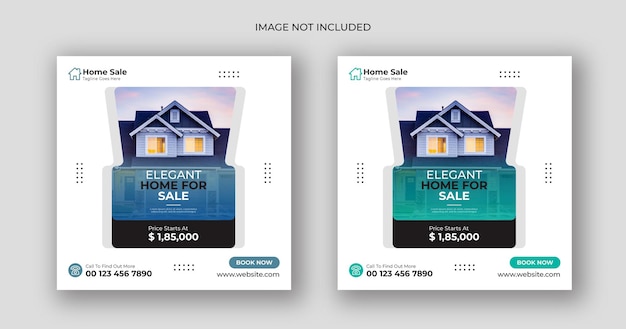 Premium Vector Home Sale Business Social Media Post Square Banner