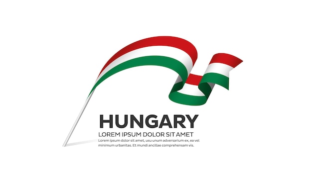 Premium Vector | Hungary flag vector Premium Vector | Hungary flag vector