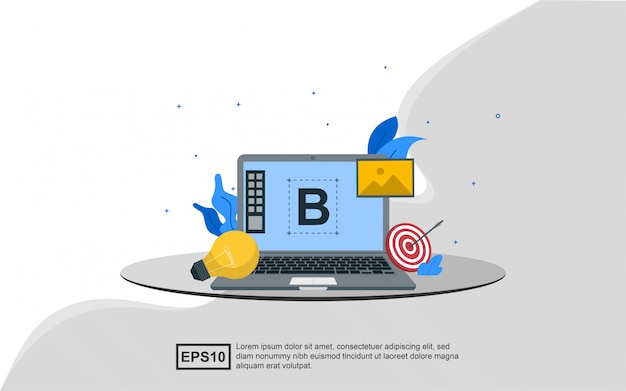 Premium Vector Illustration Concept Of Branding