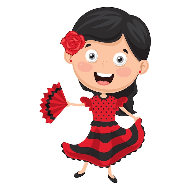 Premium Vector Illustration Of Flamenco Dancer