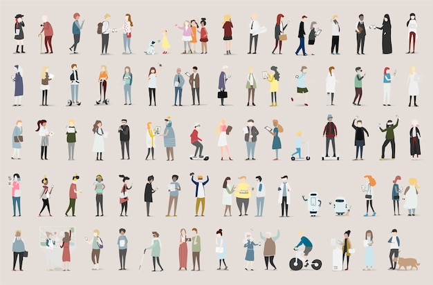 Premium Vector | Illustration set of human avatar vector Premium Vector | Illustration set of human avatar vector