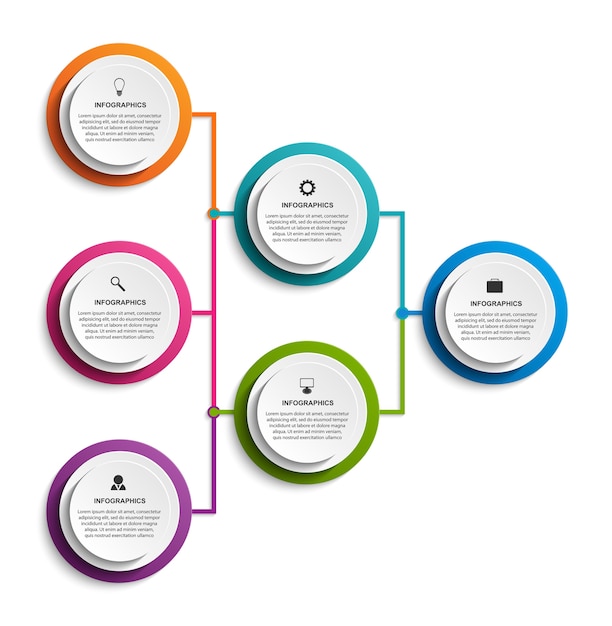 Premium Vector | Infographic design organization chart. Premium Vector | Infographic design organization chart.
