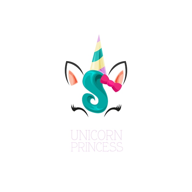 Premium Vector | Kind unicorn princess Premium Vector | Kind unicorn princess