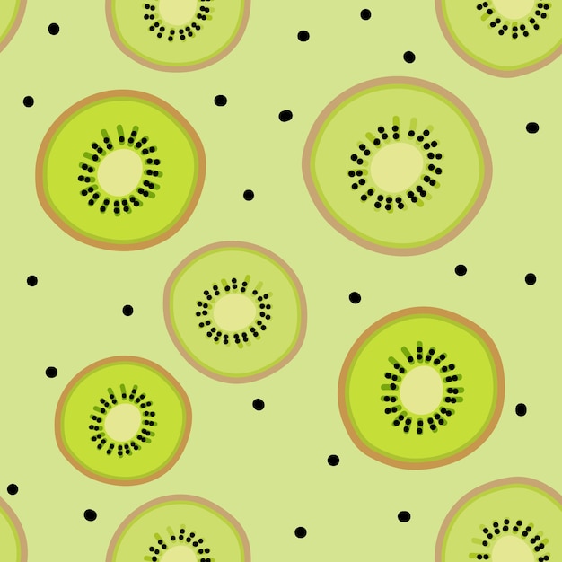 Premium Vector | Kiwi seamless pattern Premium Vector | Kiwi seamless pattern