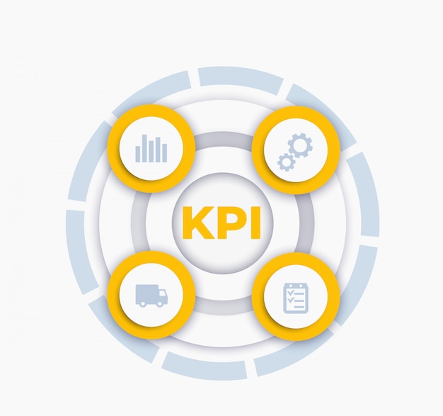 Premium Vector | Kpi vector infographics Premium Vector | Kpi vector infographics