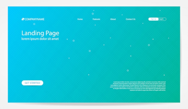 Landing page background template Vector | Premium Download Landing page background template Vector | Premium Download