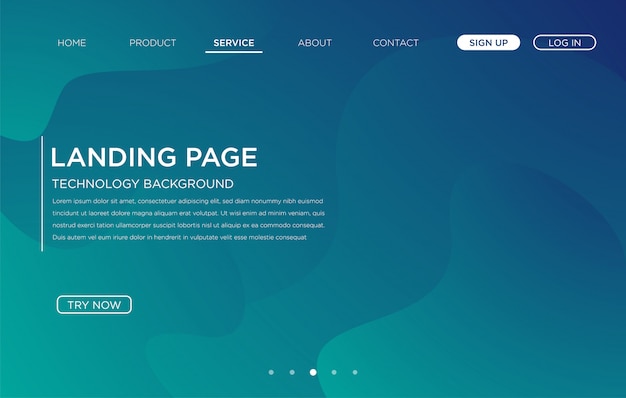 Premium Vector | Landing page website background template design Premium Vector | Landing page website background template design