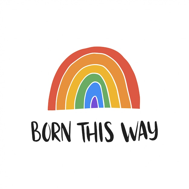 Premium Vector | Lgbt vector illustration. pride day quote. hand drawn ... Premium Vector | Lgbt vector illustration. pride day quote. hand drawn ...