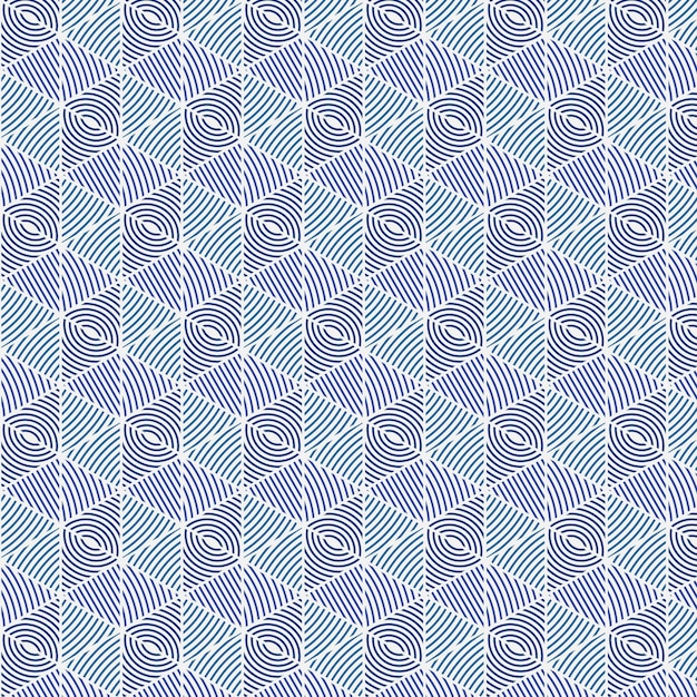 Free Vector Linear Flat Abstract Lines Pattern