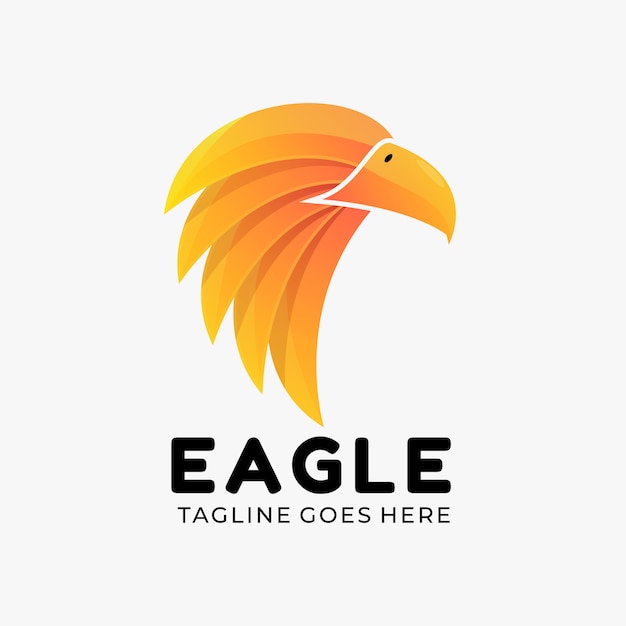 Premium Vector | Logo illustration eagle gradient colorful style. Premium Vector | Logo illustration eagle gradient colorful style.