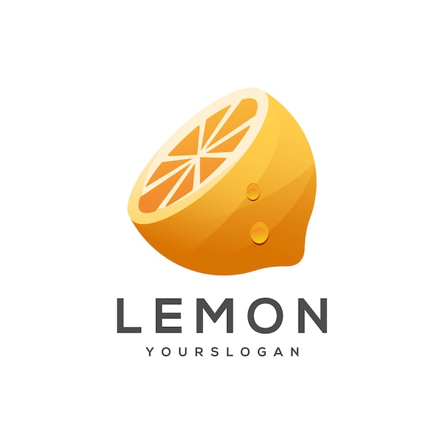 Premium Vector | Logo illustration lemon gradient Premium Vector | Logo illustration lemon gradient