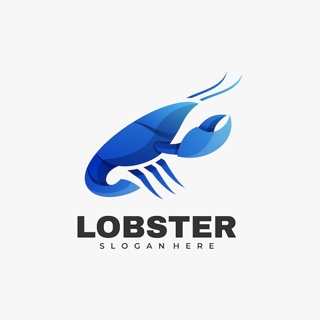 Premium Vector | Logo illustration lobster gradient colorful style. Premium Vector | Logo illustration lobster gradient colorful style.